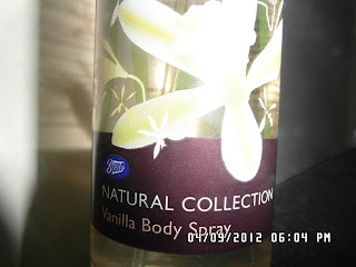 Dayana Blogs: Review - Natural Collection Vanilla Body Spray