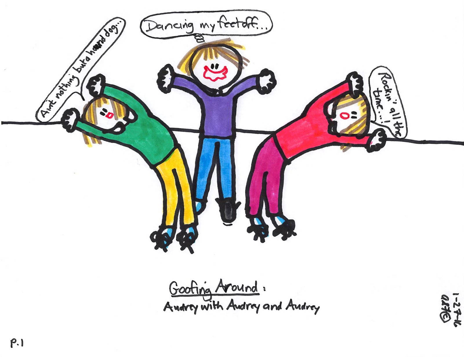 Peaces of Me, Audrey: Goofing Around