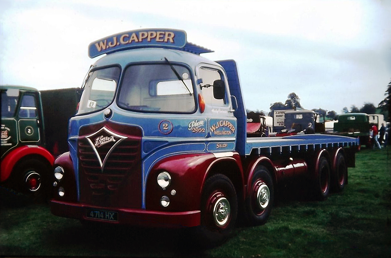 transpress nz: 1959 Foden S21 flatbed truck