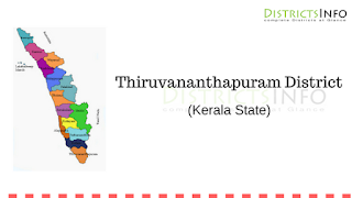 Thiruvananthapuram District With Talukas in Kerala State