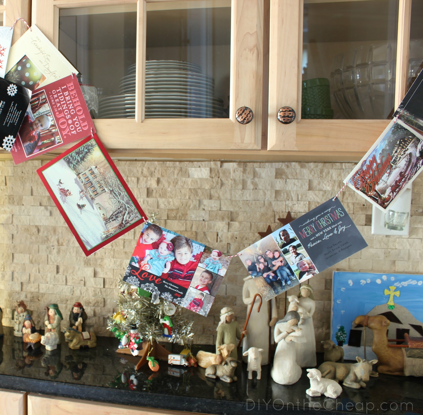 Organizing and Displaying Holiday Cards {+ our Snowy Holiday} - Erin Spain