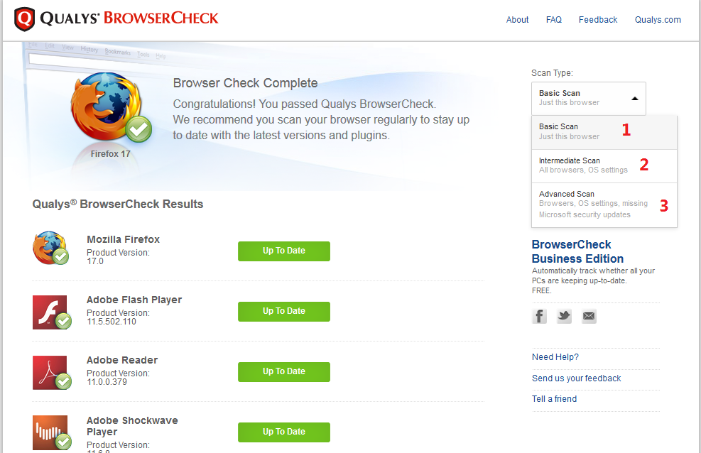 Tecnologia do Futuro: Qualys Browser Check: Como usar?