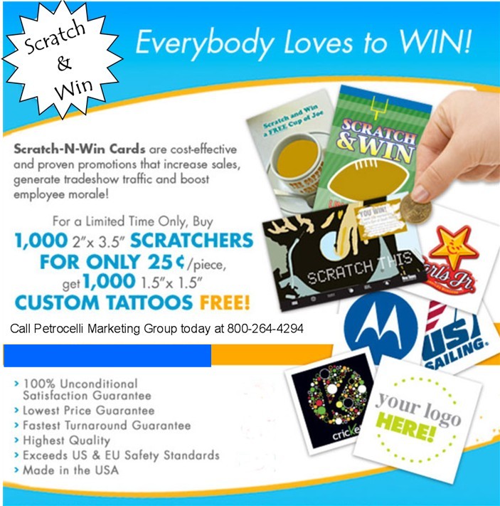 Petrocelli Marketing Blog: Hit the Jackpot with Scratch 'N Win Cards in ...