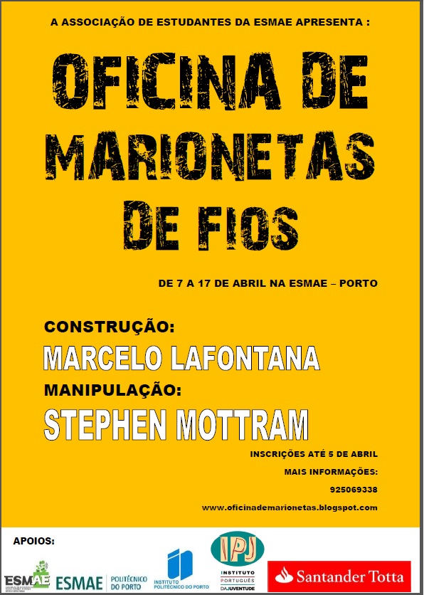 TEATRO DE MARIONETAS EM PORTUGAL: Stephen Mottram e Marcelo Lafontana ...