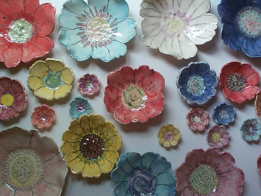 Janet Francoeur My Art - My Travels - My Thoughts: Ceramic Flower ...