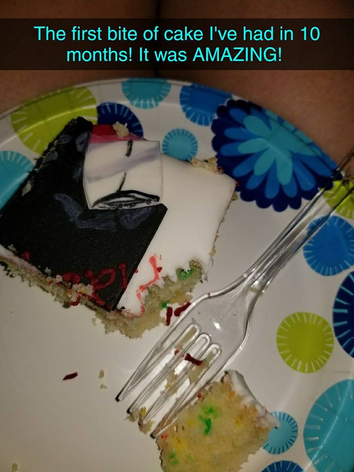 Life is a Journey & Only You Hold The Map: 10 MONTHS! And A BITE OF CAKE