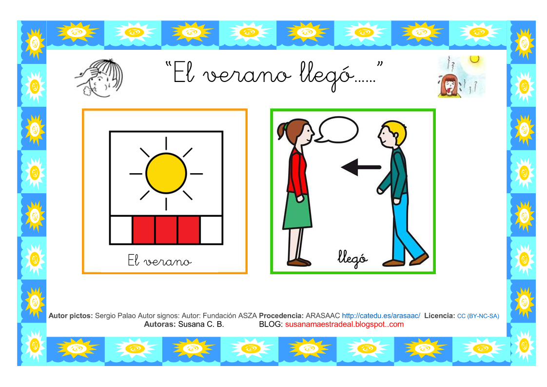 SUSANA Maestra de A.L.: U.D. EL VERANO Y LAS VACACIONES