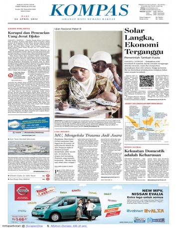 ALL IN 1 UPDATE KORAN.MAJALAH. DLL: KORAN HARIAN KOMPAS EDISI RABU 24 ...