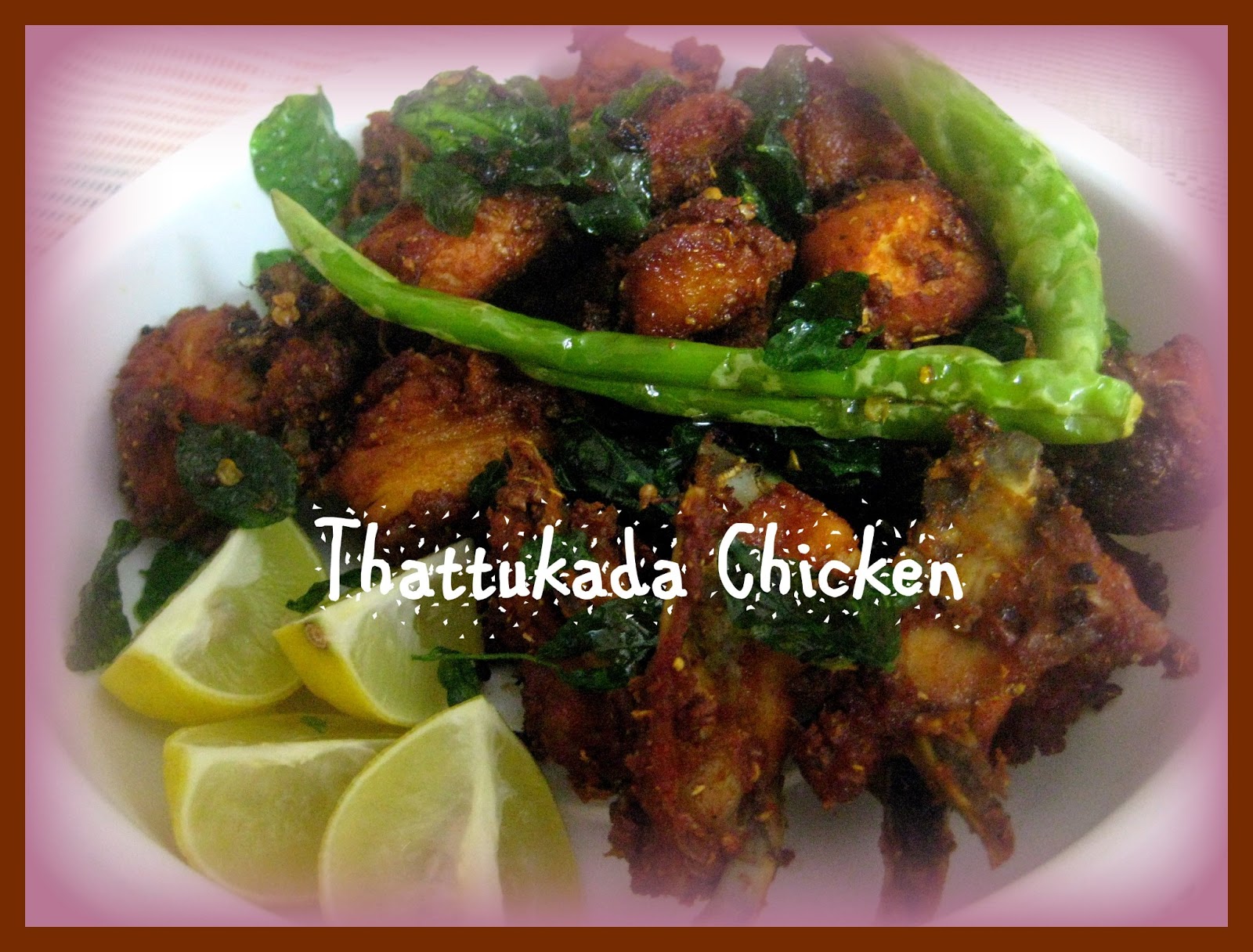 Recipe Den: Thattukada Chicken Fry