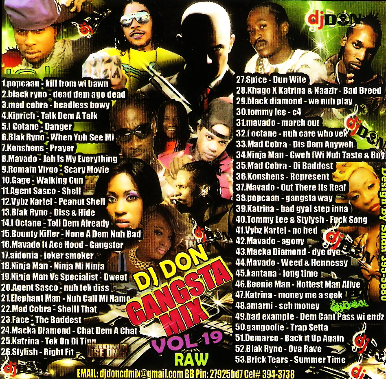 DJ DON - GANGSTA MIX VOL 19 | REGGAETAPESHOP