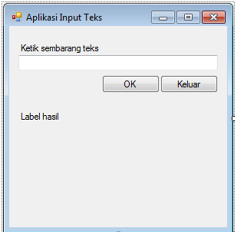 Menggunakan Button dan TextBox pada Visual Basic 2008 - Belajar Coding