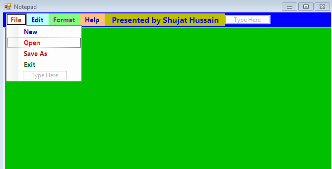 Visual-Basic Community Complete Learning: How To Make Notepad