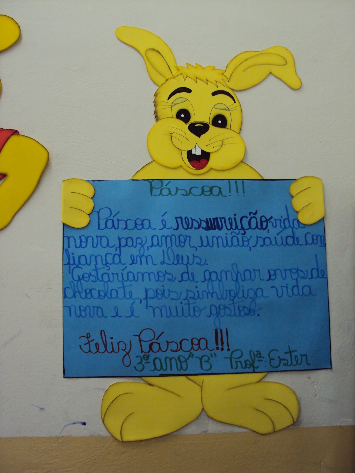 Jiselma Arte: Cartaz Escolar em EVA