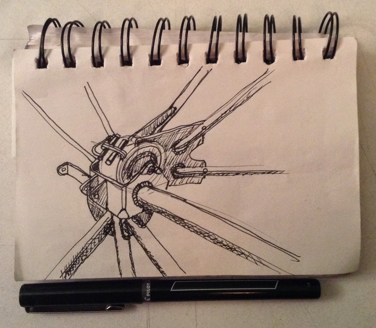Ron Grosinger's Experimental Blog: Bell 47 Helicopter : From my drawing ...