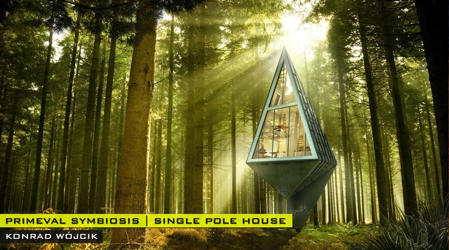 Arquitetura Provisoria: PROJETOS: SINGLE POLE HOUSES - KONRAD WÓJCIK