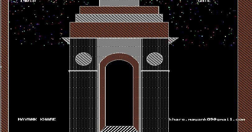 Girfa : Student Help: India Gate C Graphics