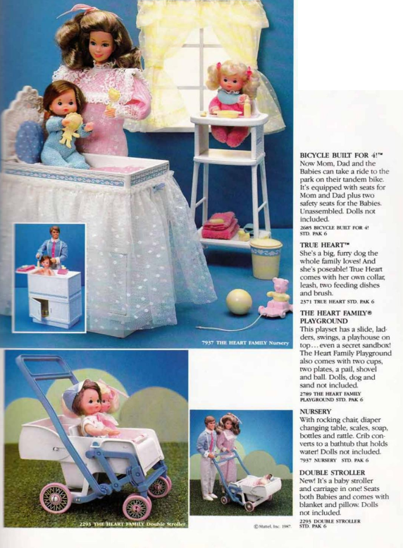 Barbie Reference: 1987 Heart Family