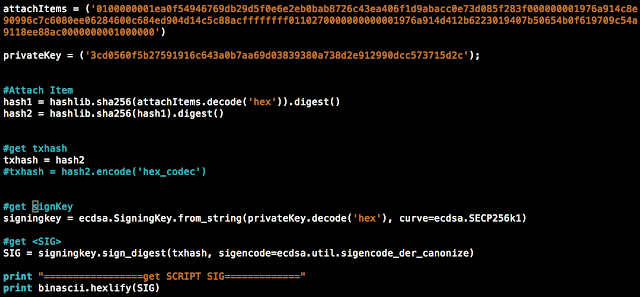 비트코인 스크립트 scriptSig, scriptPubKey