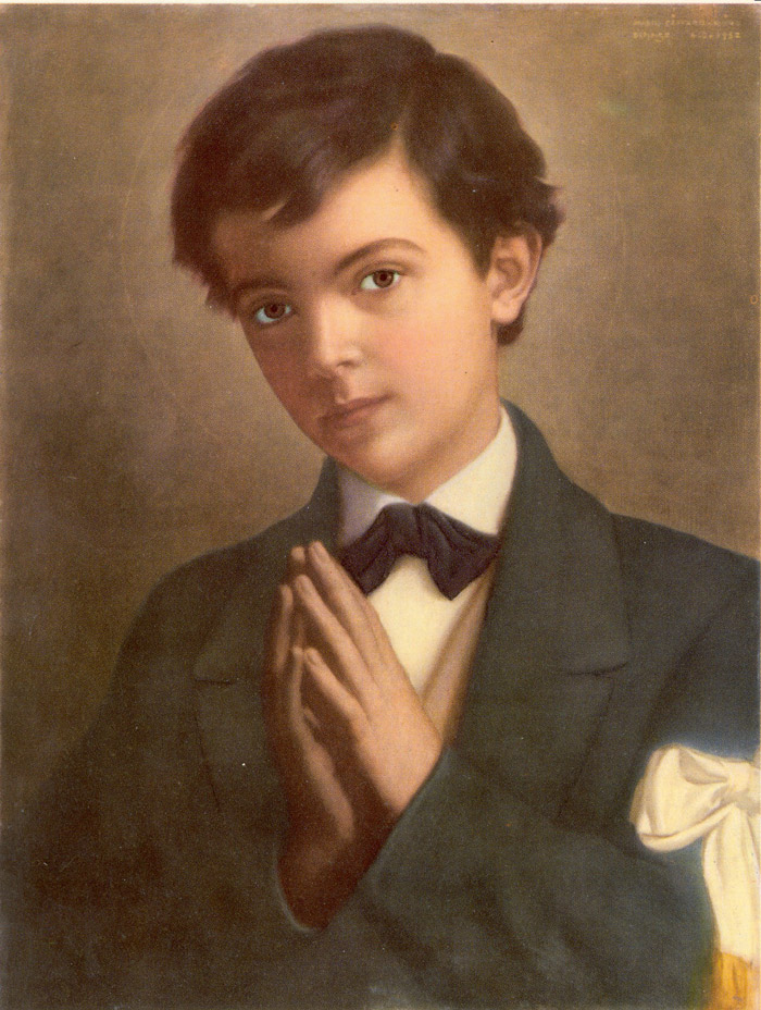 DEFENSORES DA SAGRADA CRUZ: S. Domingos Sávio, jovem religioso, +1857