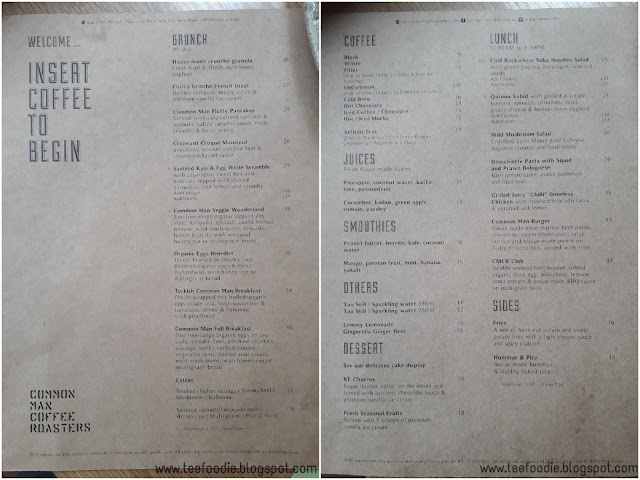 Common Man Coffee Roasters @ TTDI - Tee Foodie