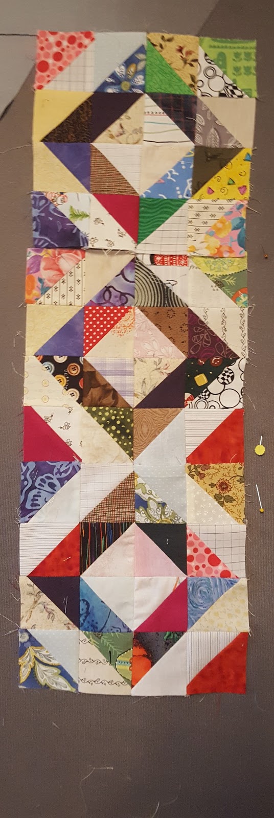 PeggyB's Quilting: HSTs and Depression Blocks