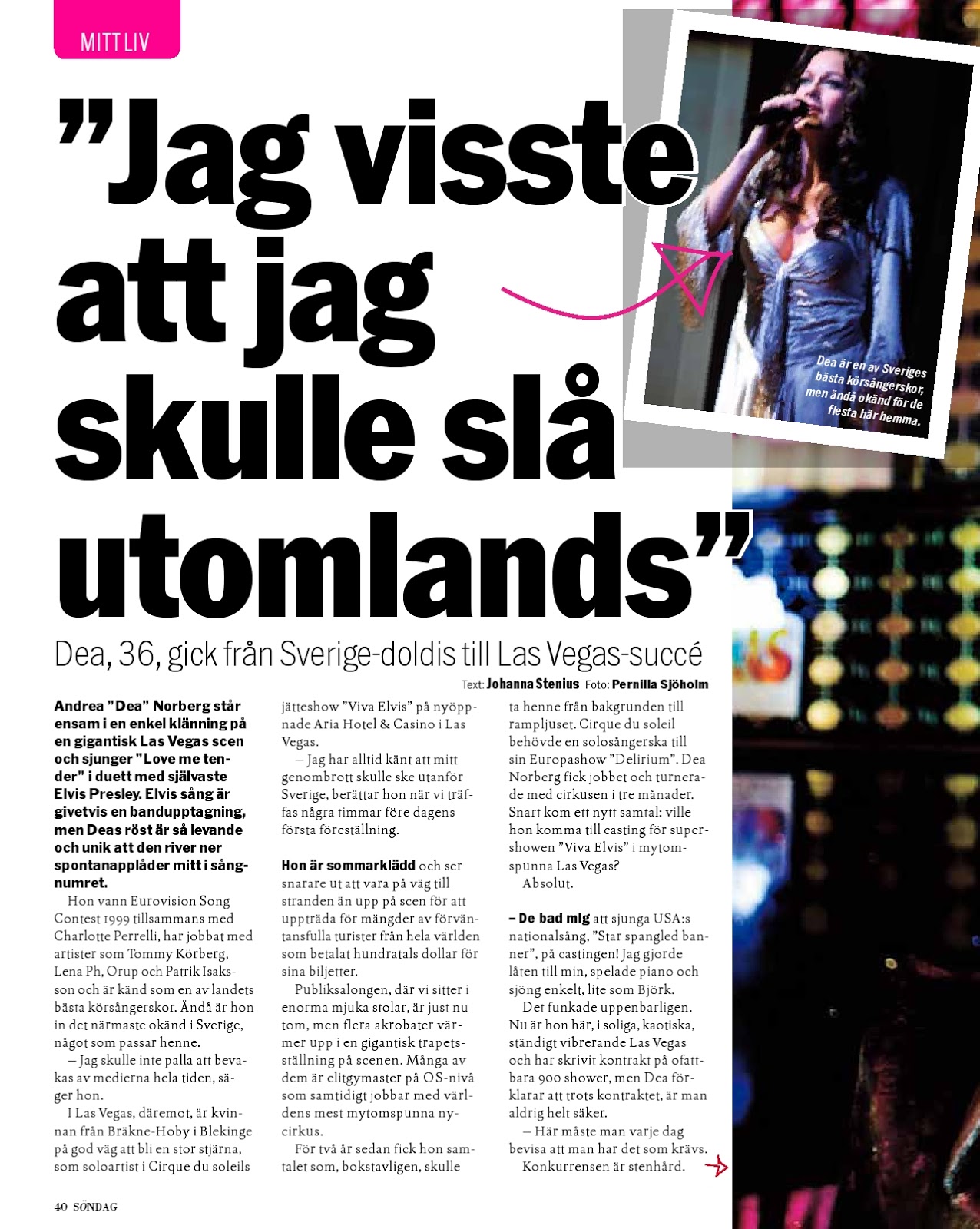 Johanna Stenius: Dea Norberg