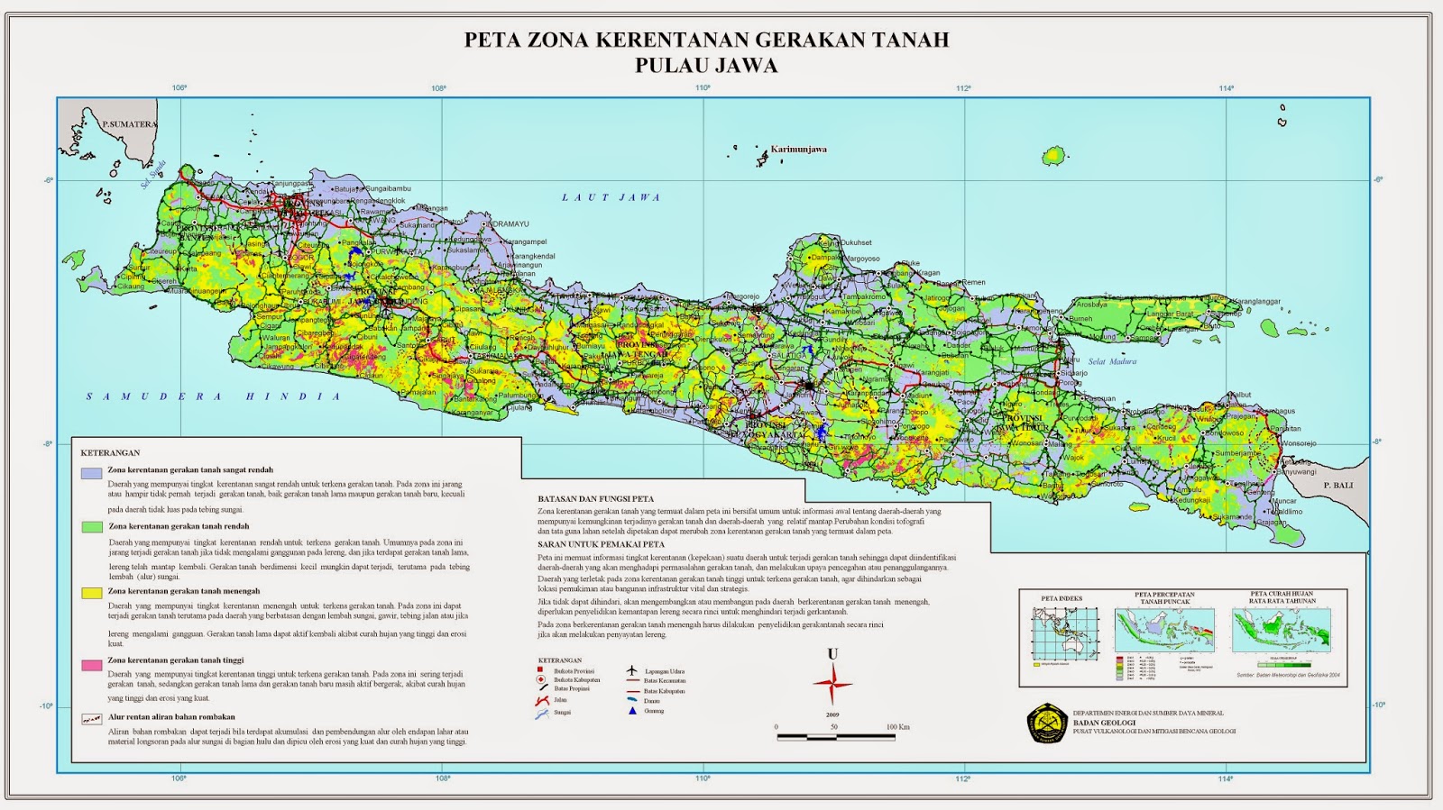 Peta Kerentanan Tanah di Banjarnegara Jawa Tengah - Our Home Java Island