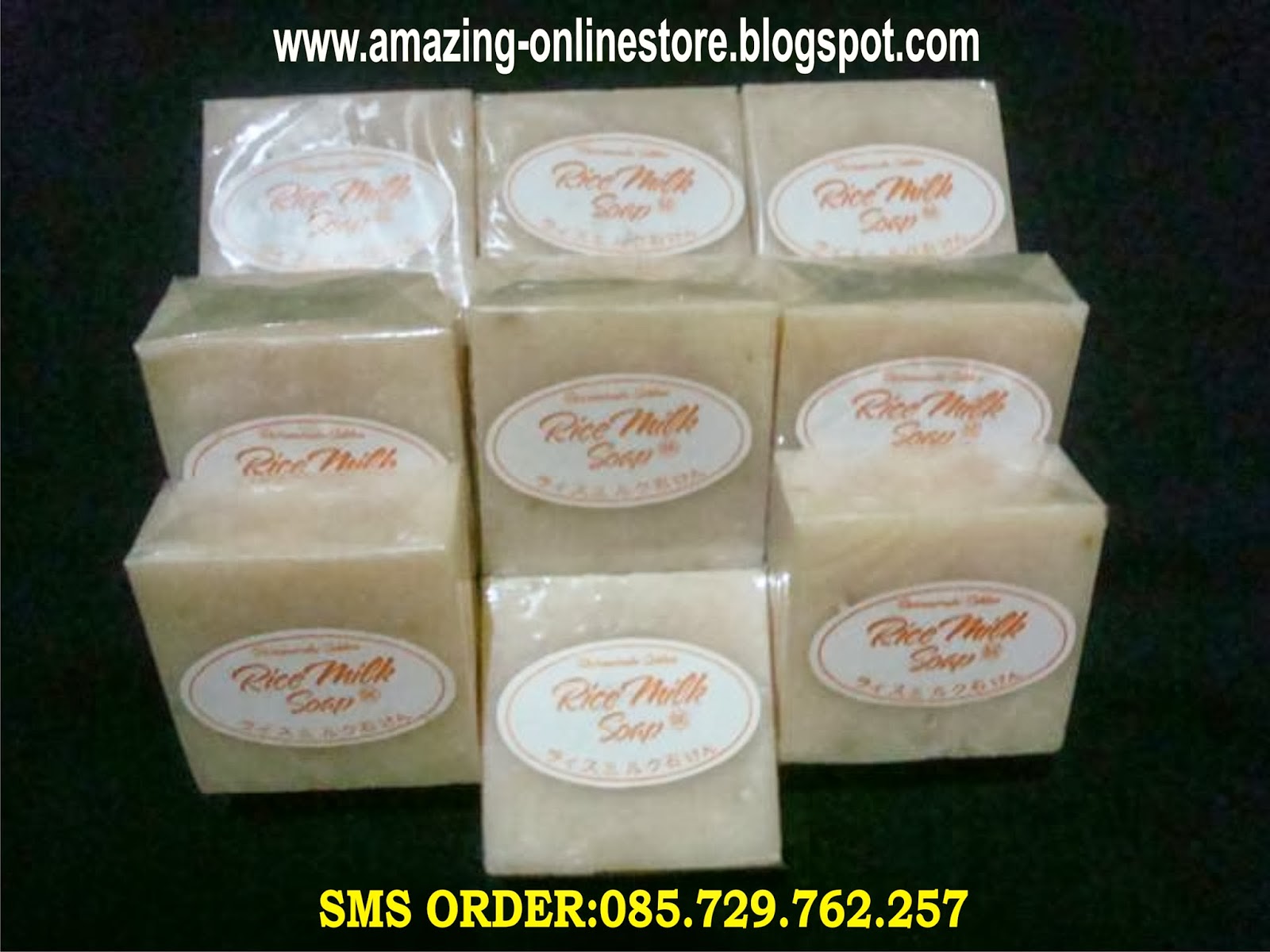 SABUN PEMUTIH KULIT DAN SABUN WAJAH HERBAL: Sabun Beras Susu Asli Indonesia