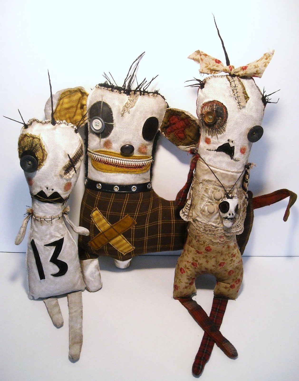 Junker Jane Monster Art Dolls: My Fluster Magazine interview