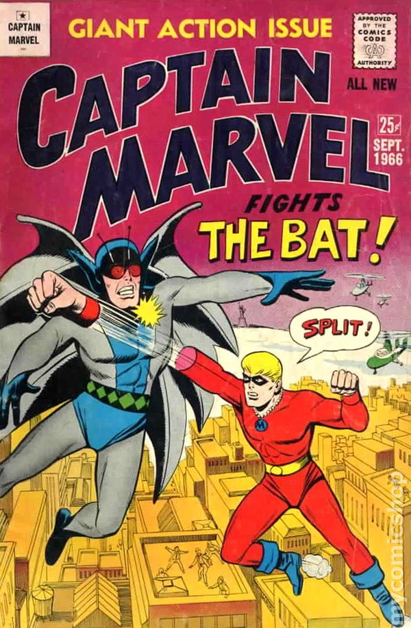 COMIC BITS ONLINE: SPLIT! The "Other" Captain Marvel