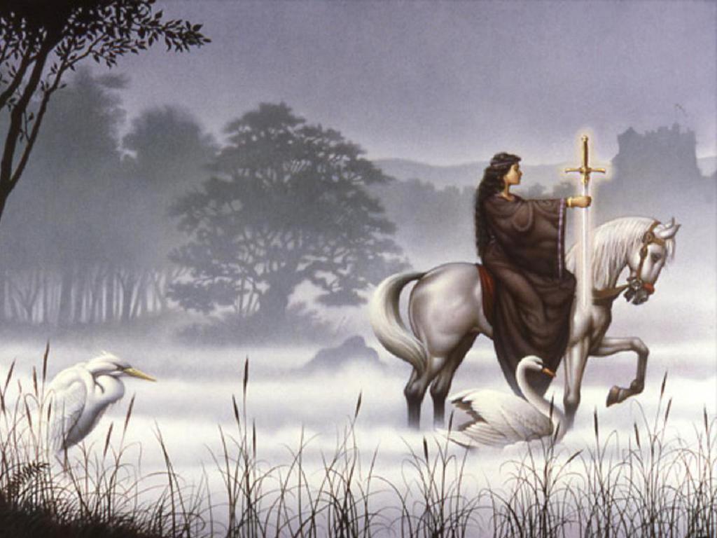 The Bearded Quail: Ganieda, Sister Of Merlin: My 150th Post