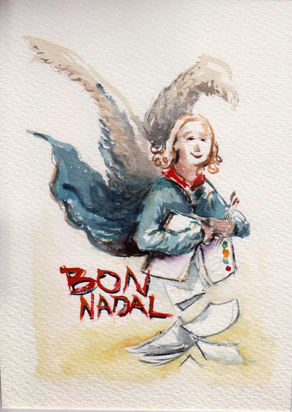 aquarel·listesdegirona: Concurs de Nadales 2013