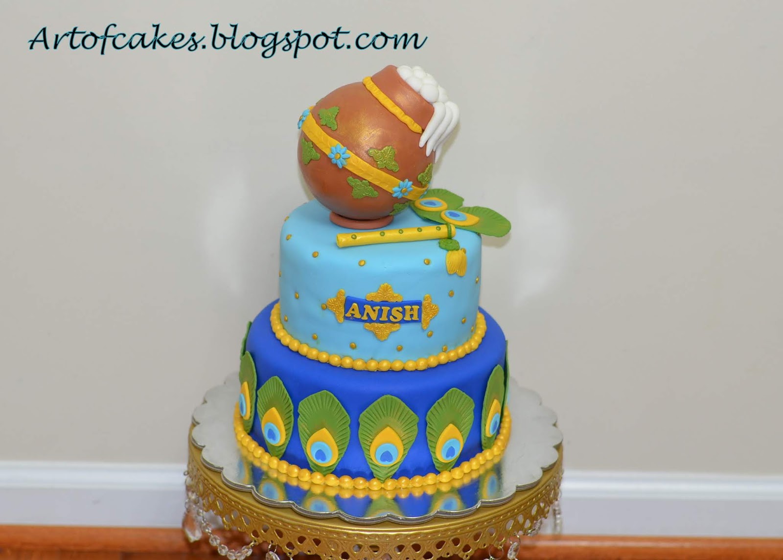 Art Of Cakes: Little Krishna Theme