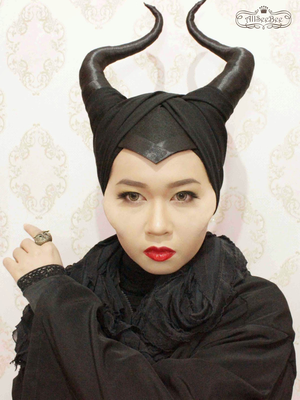 Angelina Jolie's Disney Maleficent Makeup + Maleficent's Horns