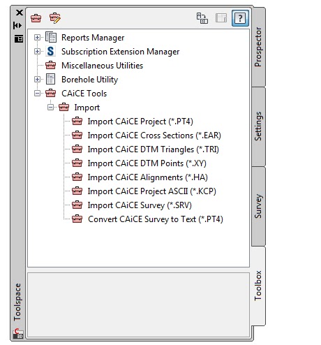 Applied Software Blog: How to get CaiCE Project Data into Civil 3D