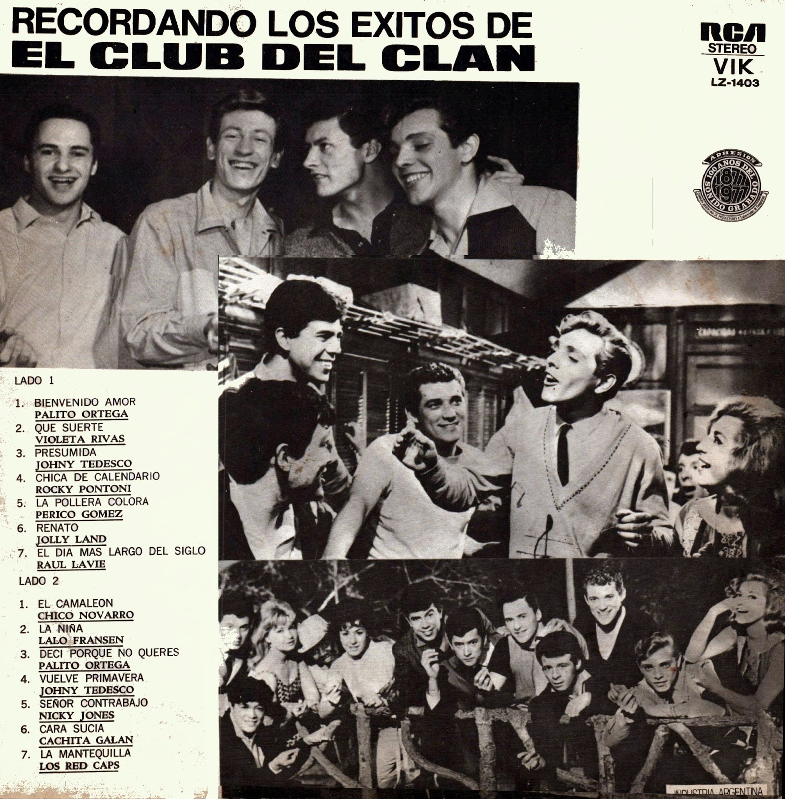 EL CLUB DEL CLAN - RECORDANDO LOS EXITOS DE - 1977 - Omar Longhi