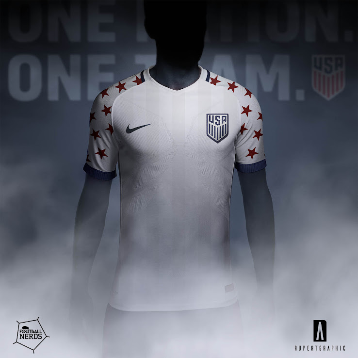 Nike USA 2017 Home, Away and Third Concept Kits Revealed - Footy Headlines
