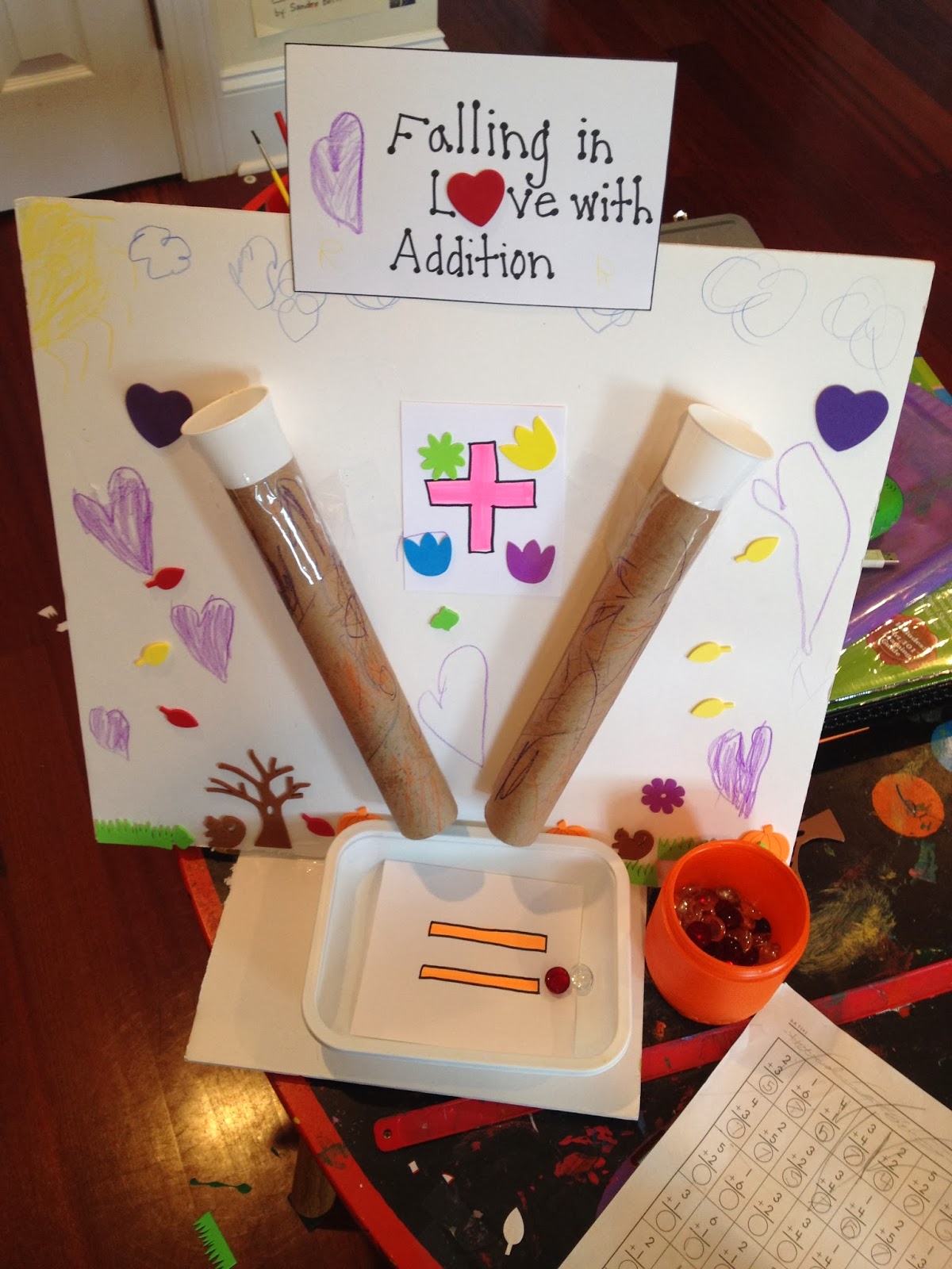 A Slice of Smith Life: Falling In Love with Addition! ... Adding "Machine"