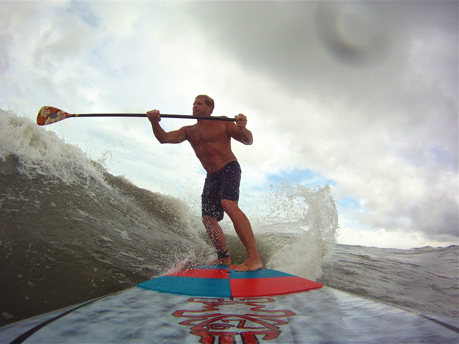 Atlantic Paddle Surfing: Fun Choppy Surf on the Brushed Carbon WP