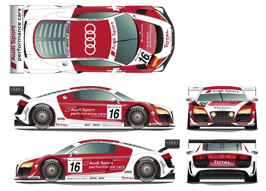 Audi Sport Spa 24 factory liveries ~ Audi Motorsport Blog