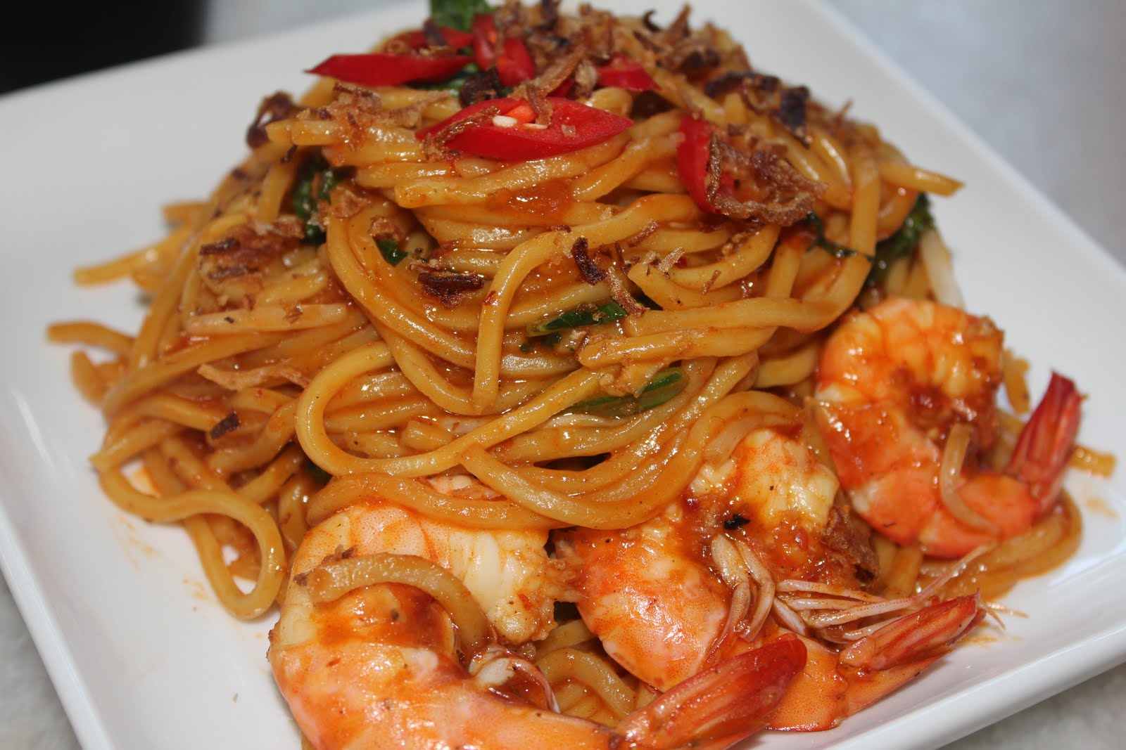 love to cook , love to eat: fried noodles with plum sos