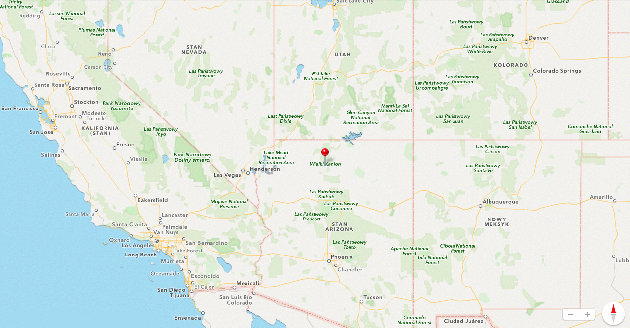 U.S. of A.: Wielki Kanion Kolorado/ The Grand Canyon- ARIZONA