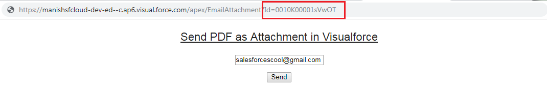 Send PDF as Attachment in Visualforce Page