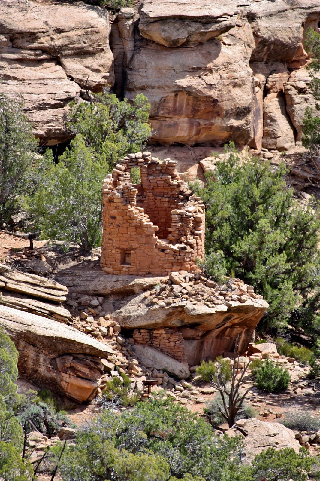 The Southwest Through Wide Brown Eyes: Painted Hand Pueblo - Canyon of ...
