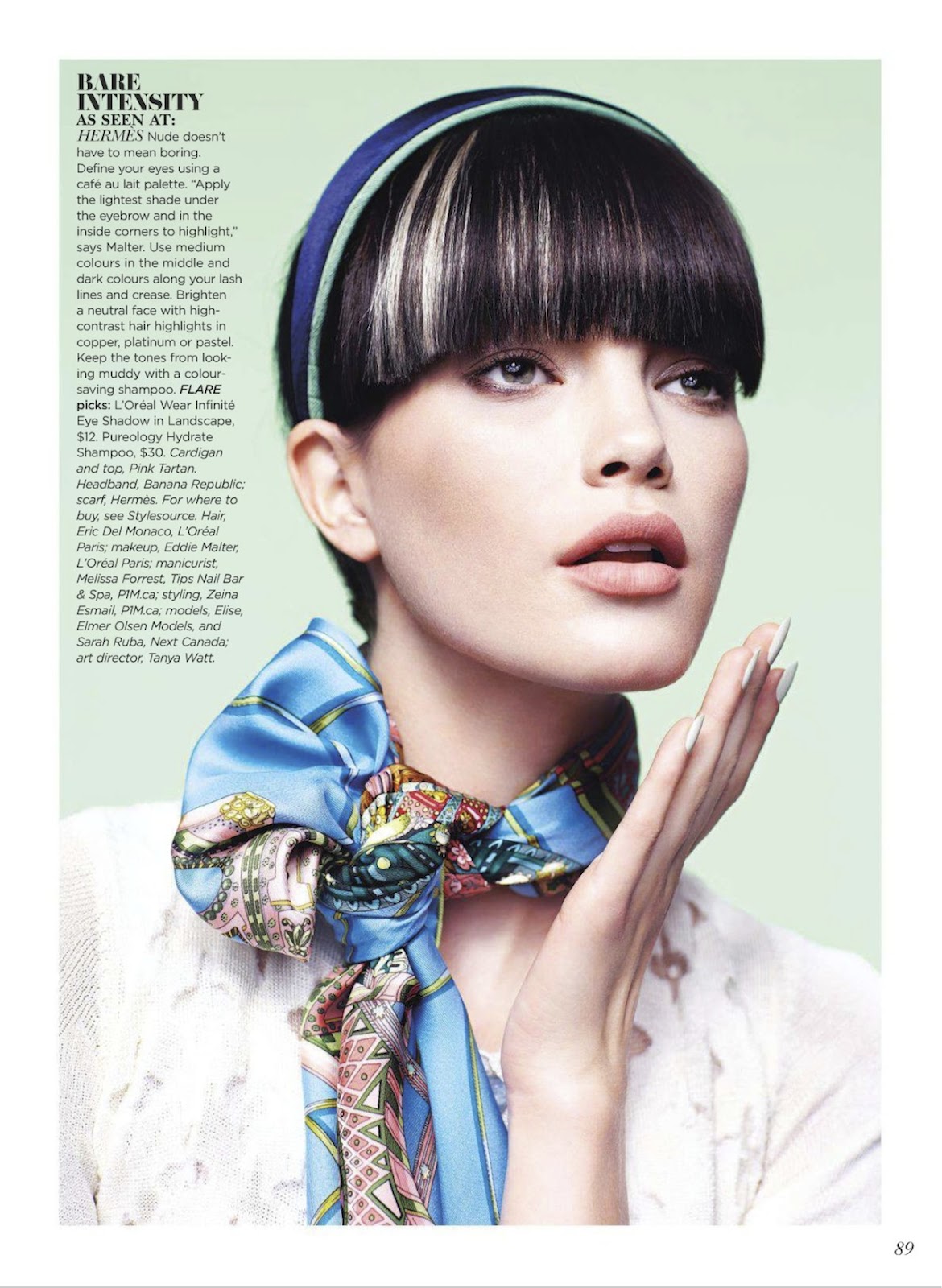 the new pretty: elise and sarah ruba by chris nicholls for flare march ...