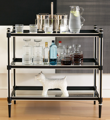 belle maison: Chic Bar Carts = Cocktail Ready