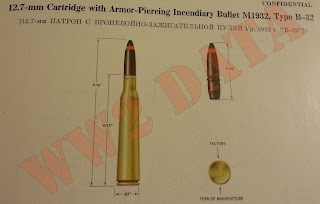 WW2 Equipment Data: Soviet Explosive Ordnance - 12.7mm Projectiles