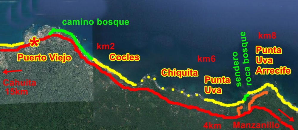 Caribe Sur de Costa Rica: lindas playas por Puerto Viejo de Talamanca!