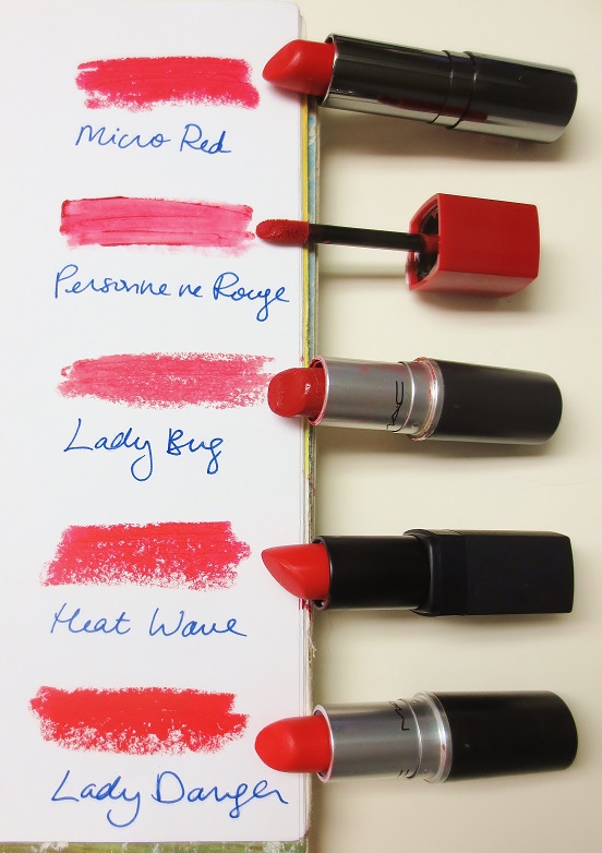 Nars Heat Wave Vs Mac Lady Danger