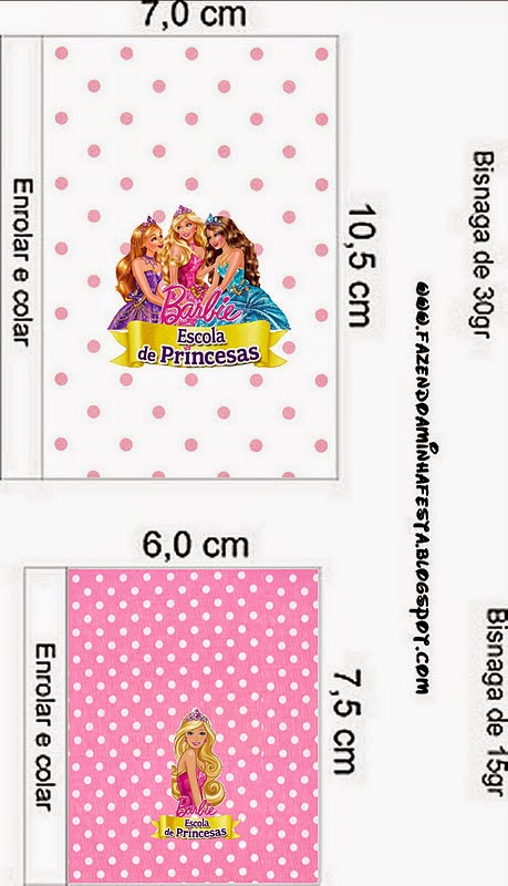 Barbie Princess School: Free Printable Candy Bar Labels. - Oh My Fiesta ...